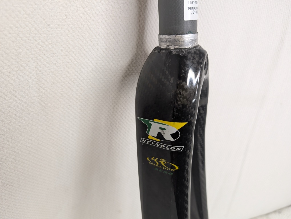 Reynolds Ouzo Pro Aero Fork | 1-1/8″ Full Carbon | 700c | 370mm A2C ...